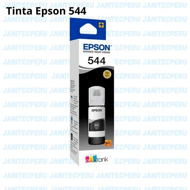 Tinta Epson T544 Color Negro, 65ml. | Janitec Peru