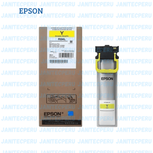 Tinta Epson T941 Yellow WF-C5210/5290/5710/5790 Original | Janitec Peru